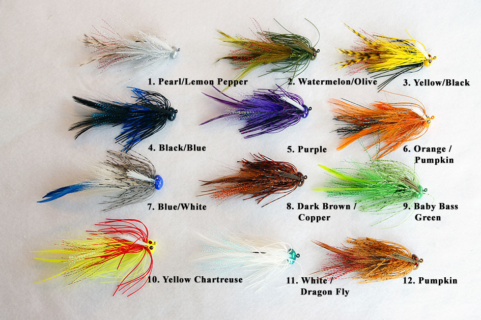 Weedless Hairpigs Jimmy D s River Bugs